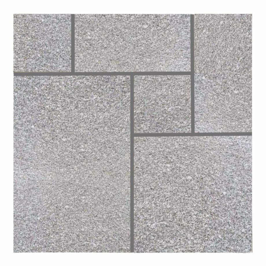 Paving Superstore Flamed Granite Primary Range Silver Grey PAVING SLABS