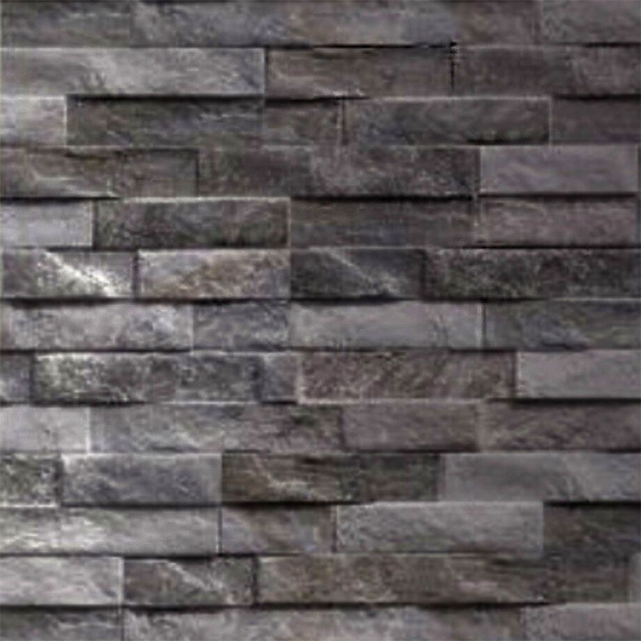 Black Stone Cladding Texture Black Sparkle Quartz Split Face Tiles