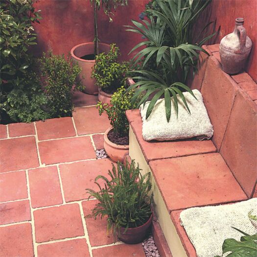 Rose, Brindle Paving Slabs | Terracotta Paving | Paving Superstore
