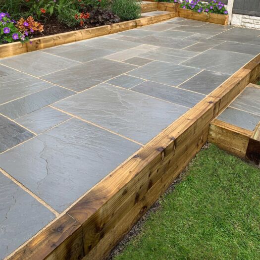 Indian Sandstone Paving Slabs | Cheap | UK Delivery
