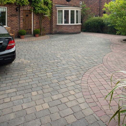 Silver & Grey - Block Paving & Setts