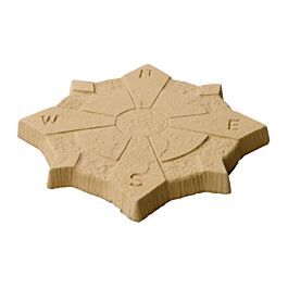 Bowland Stone Paving _ Concrete 'Compass' Bath Buff - STEPPING STONES