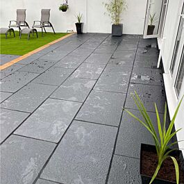 Paving Superstore Riven Limestone 'Select Range' Black | Paving Superstore