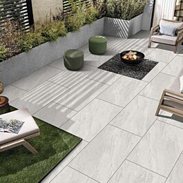 Paving Superstore _ Porcelain 'Primary Range' County LGY - PAVING SLABS