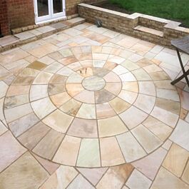 Paving Superstore_Riven Sandstone 'Select Range' Fossil Buff-PAVING ...