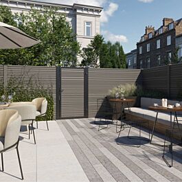 Ecoscape Uk Composite Gate - Graphite | Paving Superstore