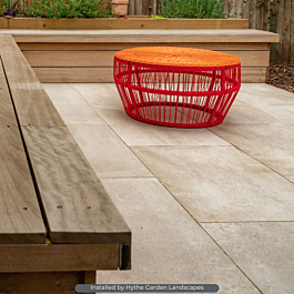 London Stone Porcelain Cream - Paving Slabs | Paving Superstore
