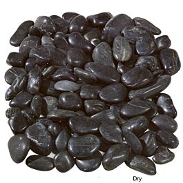 Chinese Black Pebbles | Polished Smooth Black Pebbles