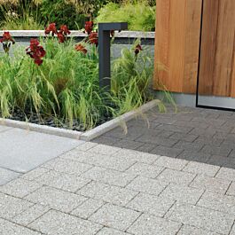 Stonemarket Paving Manmade 'Rio' Pavers Silver Block Paving