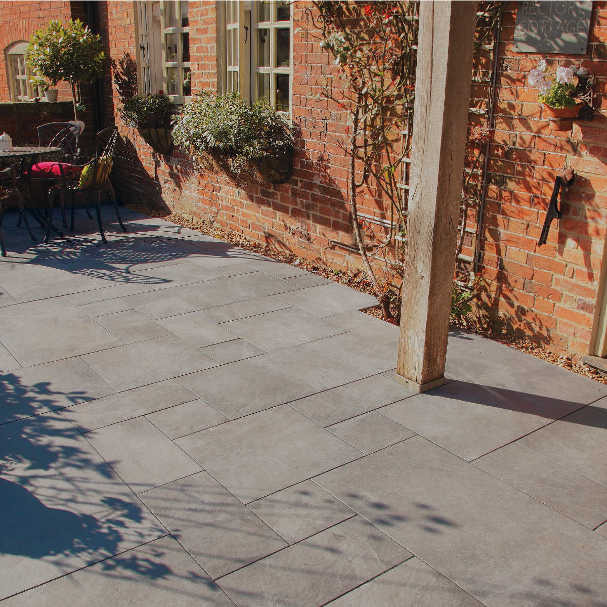 Fortuna Porcelain Paving Slabs 600mm x 600mm - Cream